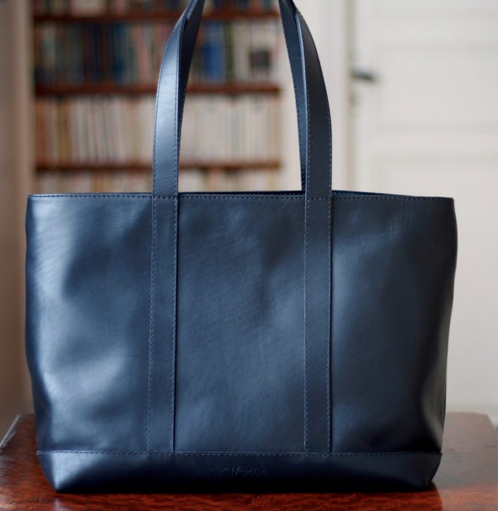 Sac Cabas Olga Cuir Noir - Sac cabas femme - Cabas cuir Pachamama